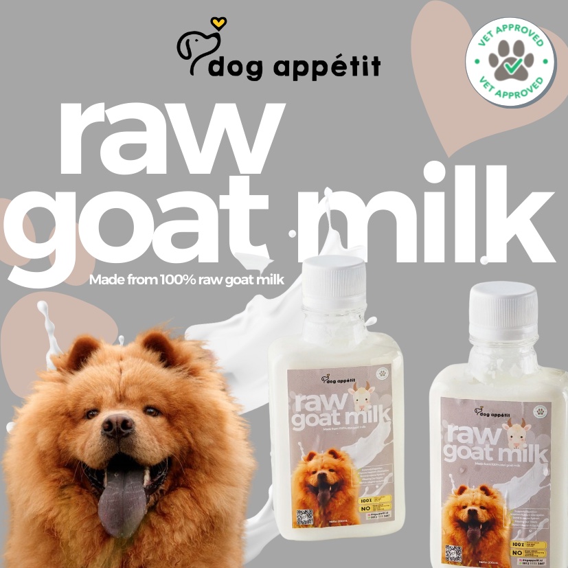 Jual DOG APPETIT - Raw Goat Milk Susu Kambing Murni Fresh Segar 200mL ...