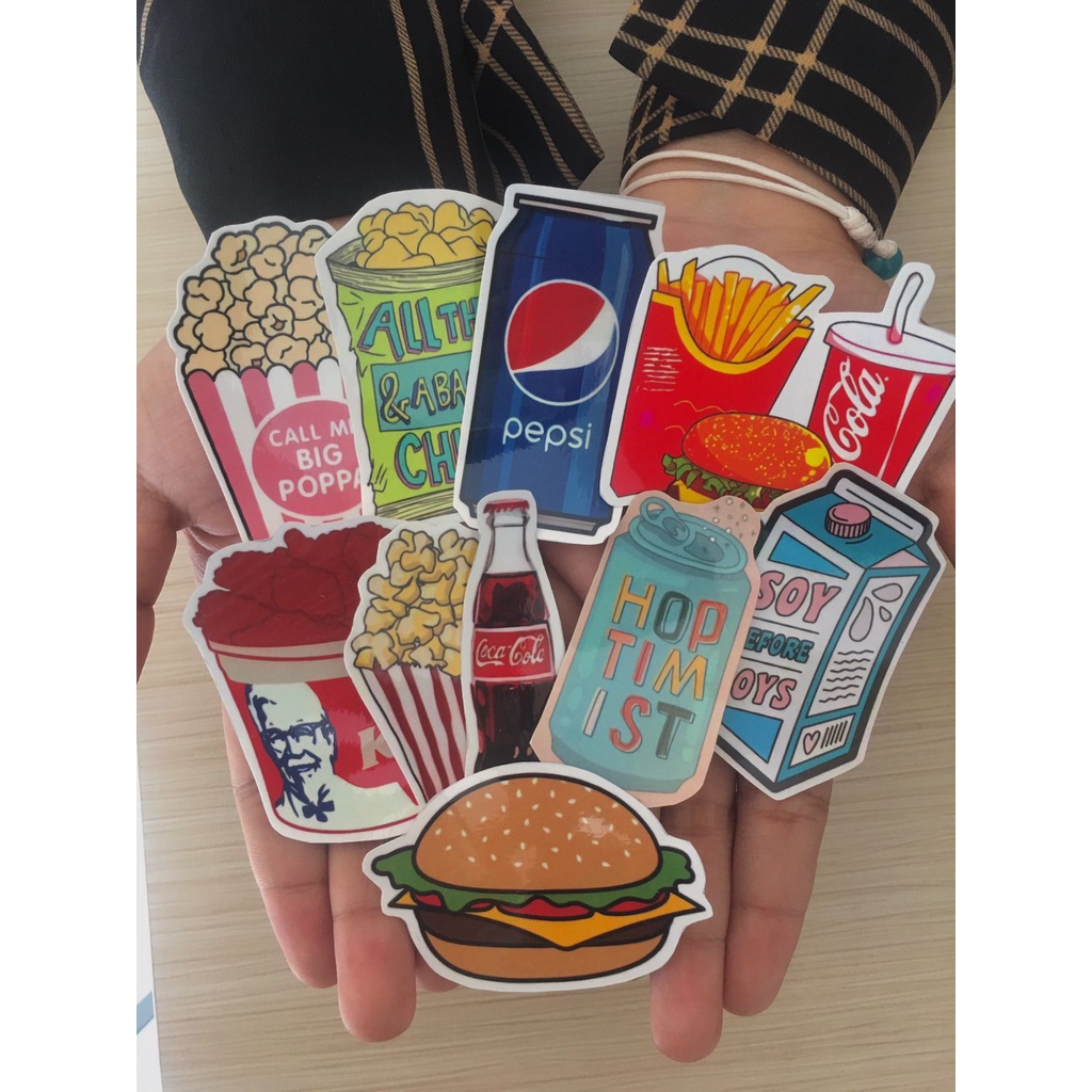 Jual STARLY 064 STIKER FOOD/STIKER MAKANAN/STIKERMURAH/STIKERMINUMAN ...