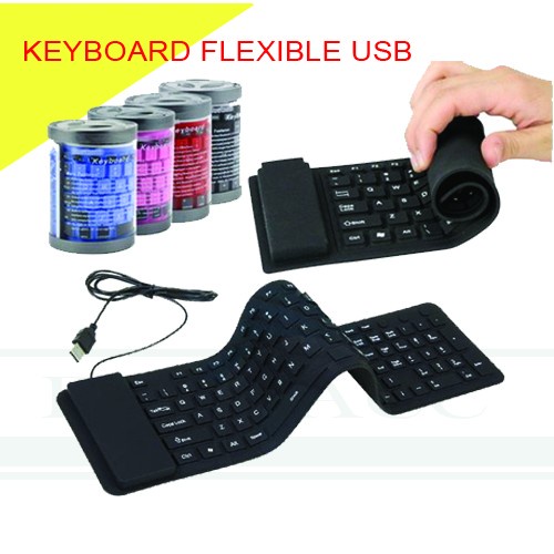 Jual Keyboard Flexibel Keyboard Usb Keyboard Fleksibel Anti Air ...