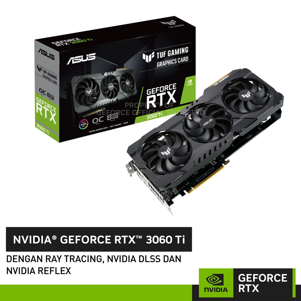 Jual ASUS TUF GAMING GeForce RTX 3060 Ti OC Edition | 8GB GDDR6X ...