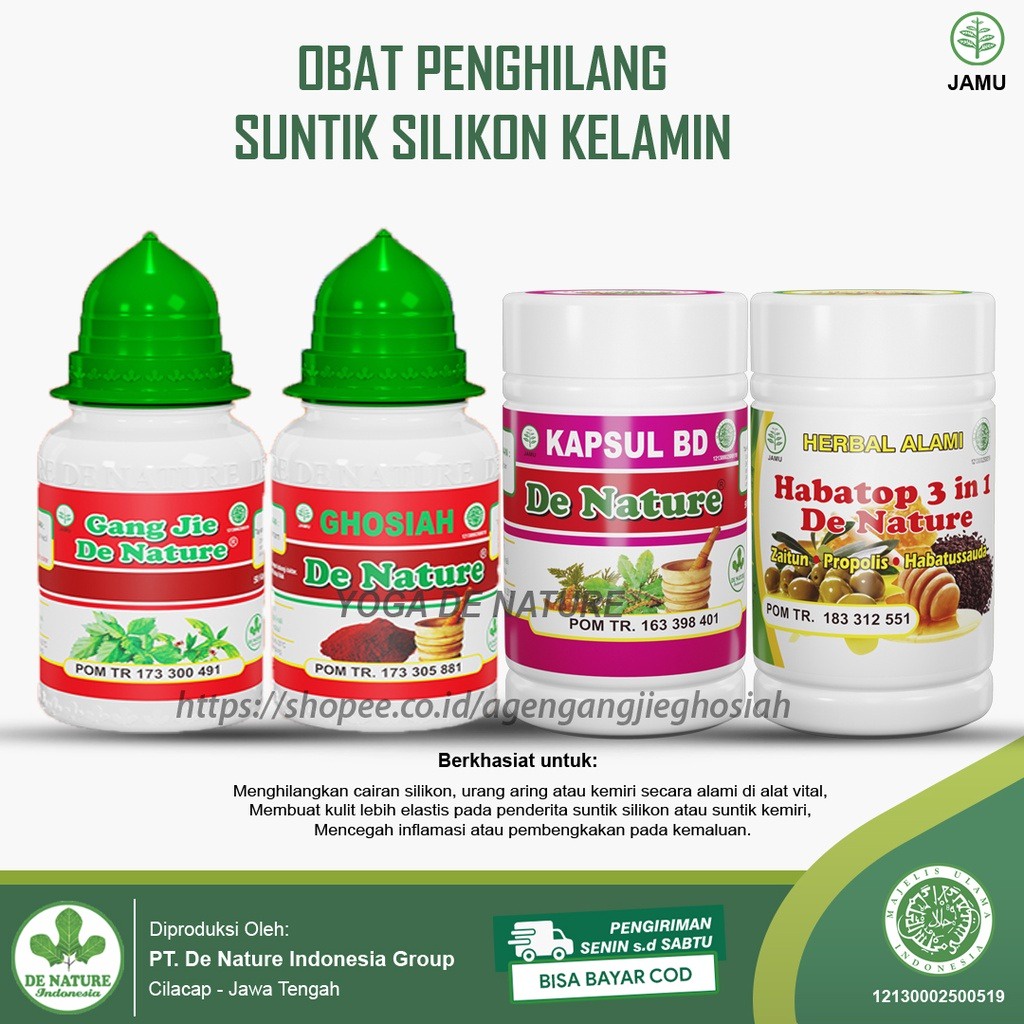 Jual obat bengkak karena minyak kemiri di alat vital - suntik silikon hilang | Shopee Indonesia