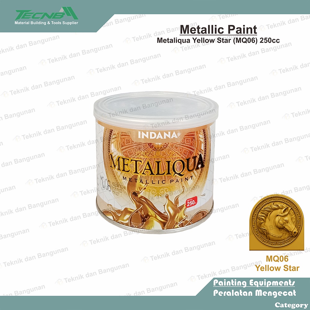 Jual Cat Metalik Metaliqua MQ06 Yellow Star 250cc | Shopee Indonesia