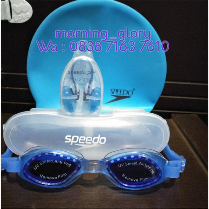 Jual Paket 3 macam Alat Renang Anak (Kacamata renang, Topi, Penutup ...