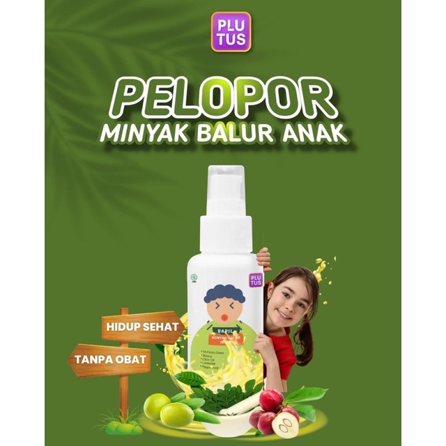 Jual minyak telon plus Plutus bapil (batuk pilek) 70ml dengan aroma ...