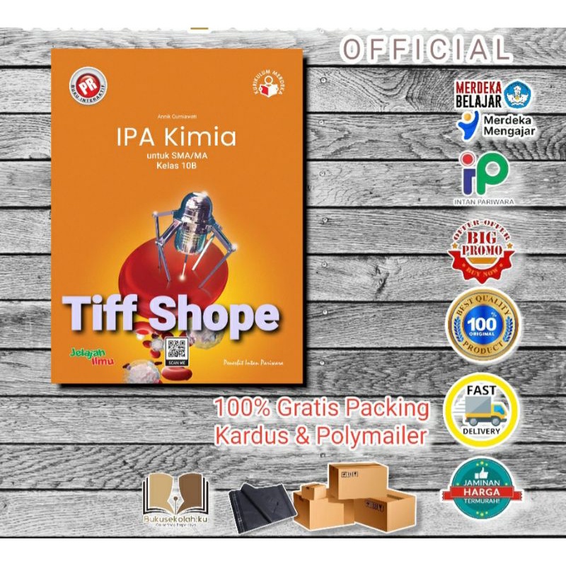Jual Buku lks pr interaktif kimia kelas X, 10 semester 1 dan 2 tahun 2022 intan pariwara ...
