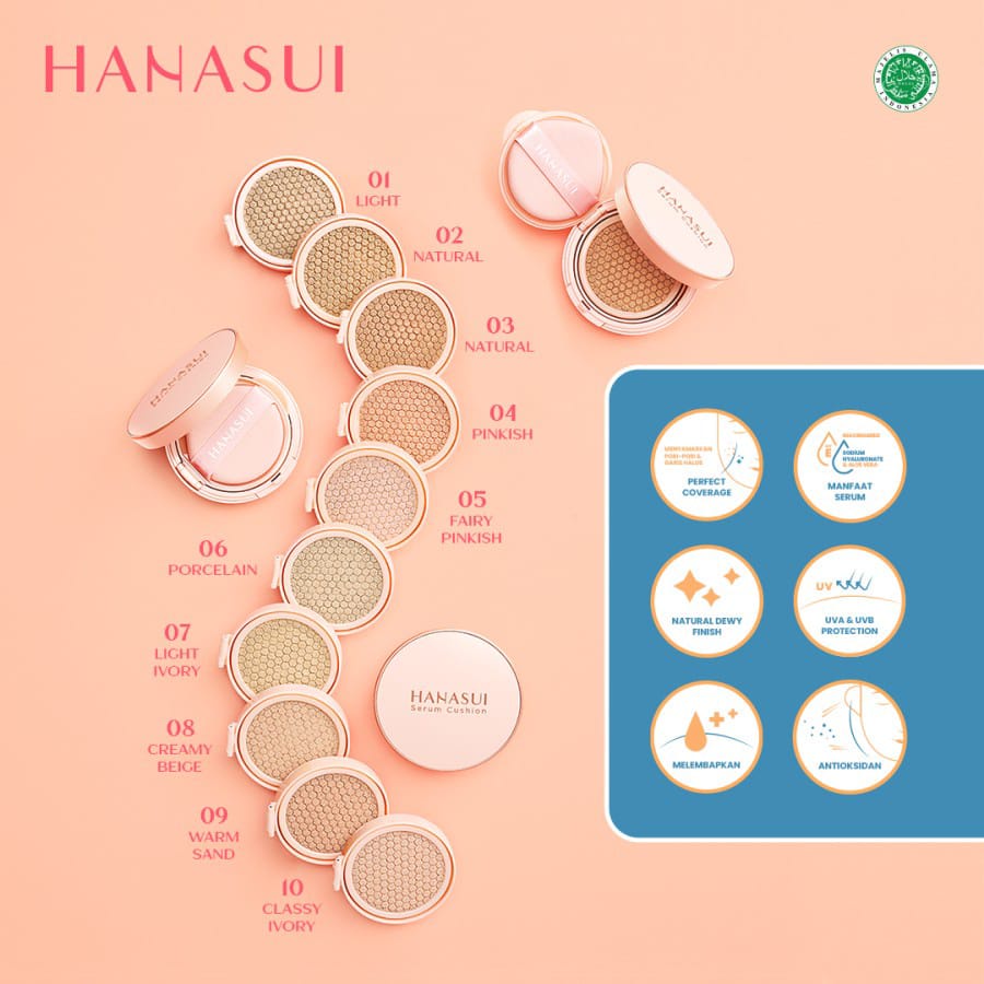 Jual HANASUI SERUM CUSHION / HANASUI CUSHION SOULMATTE / BB CUSHION ...