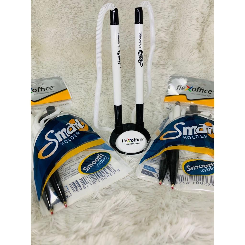 Jual Pulpen Meja / Desk Pen Flexoffice isi 2 Pulpen Smart Holder ...