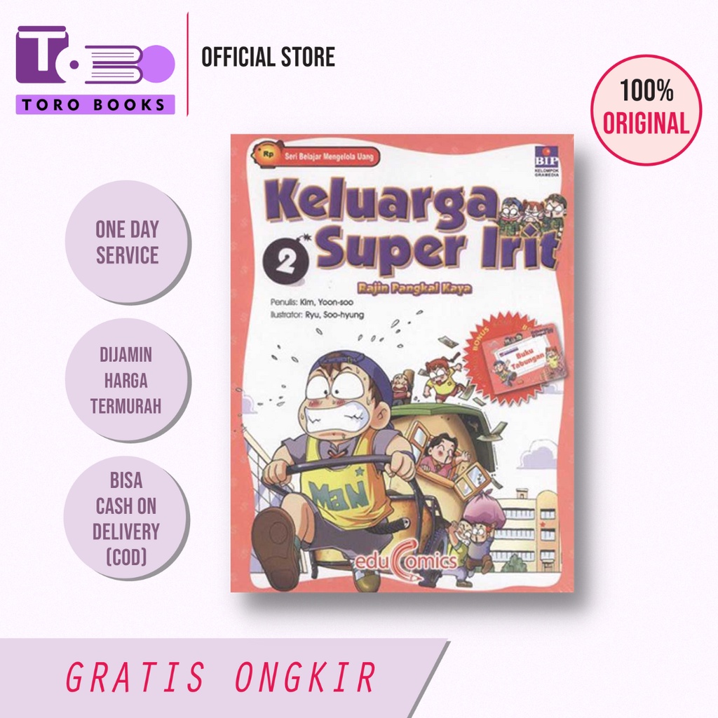 Jual Buku EDUCOMICS : KELUARGA SUPER IRIT ( vol 1-39) | Shopee Indonesia