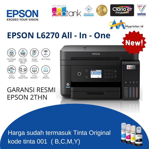 Jual Epson L6270 All In One Ink Tank Printer New | Shopee Indonesia