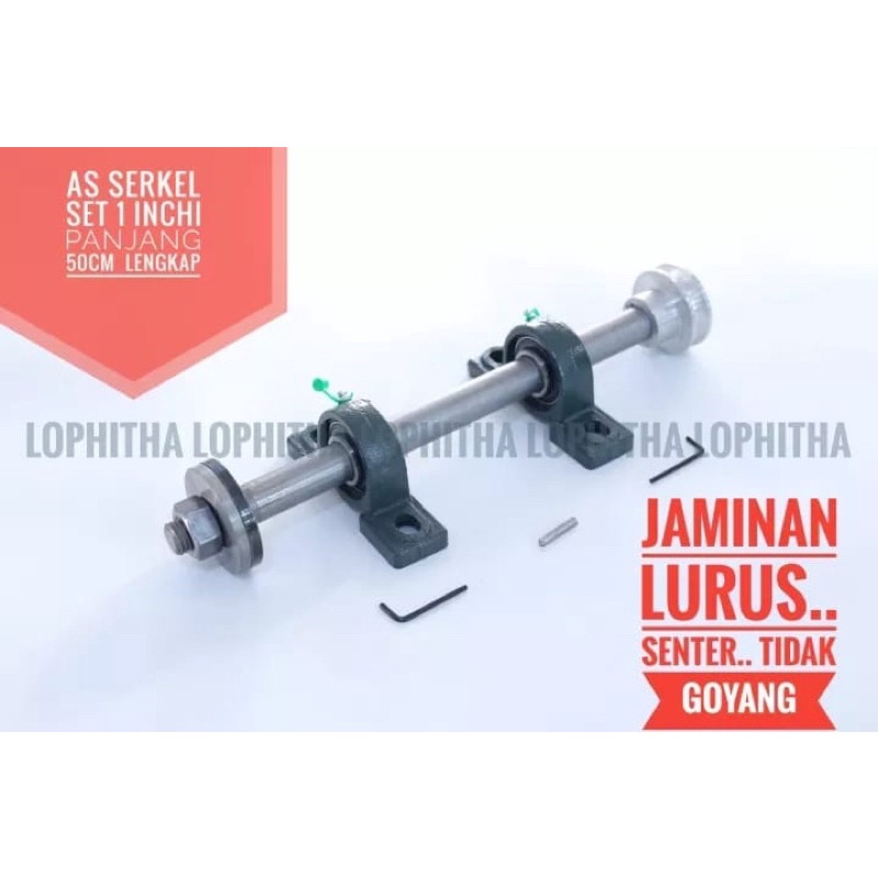 Jual as serkel 1 inc panjang 50 cm set komplit | Shopee Indonesia