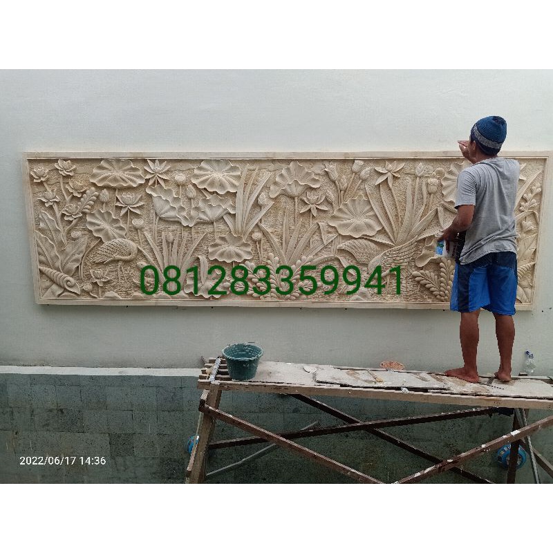 Jual Jual batu ukir, Batu ukir dinding, Relief batu alam, Walpaper ...