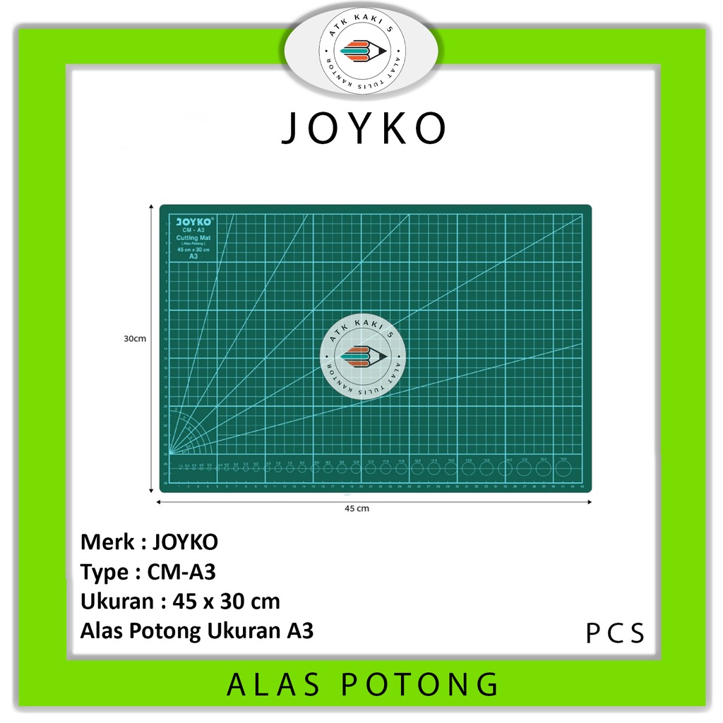 Jual JOYKO - Cutting Mat Alas Potong CM-A3 - PCS | Shopee Indonesia