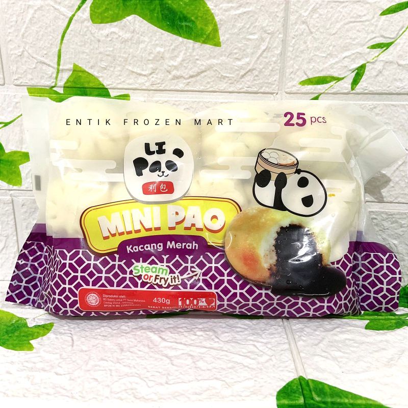 Jual Lipao Cokelat | Kacang Merah Minipao / Mini Bakpao 430gr | Shopee ...