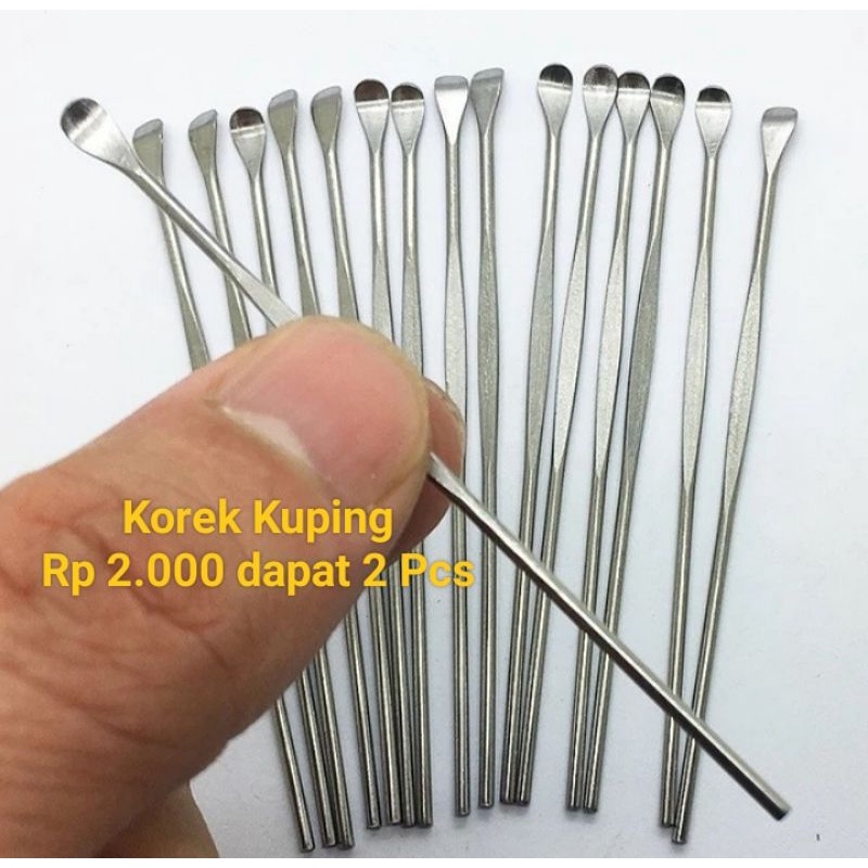 Jual KOREK KUPING 2 PCS/PEMBERSIH KUPING/KOREK TELINGA/KOREK KOTORAN ...