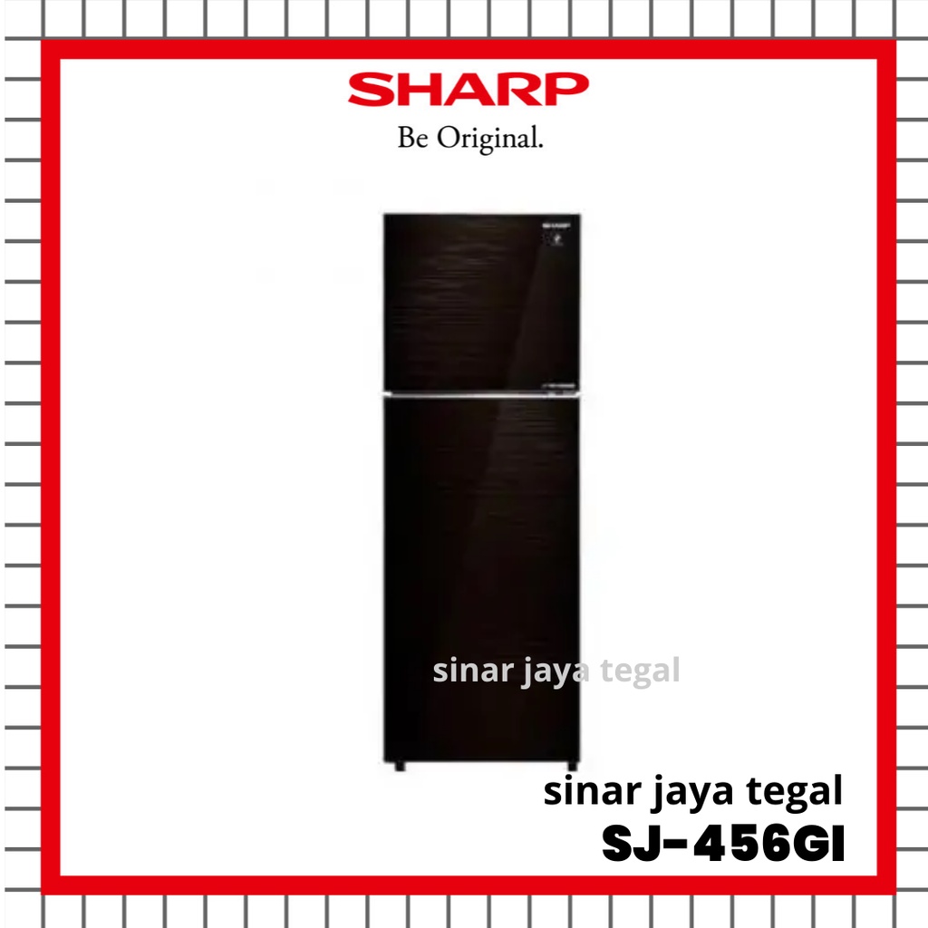 Jual LEMARI ES SHARP 2 PINTU SJ-456GI-MK / KULKAS SHARP 2 PINTU SJ-456GI-MK | Shopee Indonesia