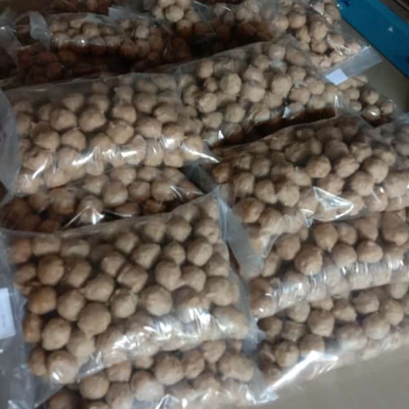 Jual Pentol Bakso Sapi mix Ayam isi kemasan 1 kg Frozen | Shopee Indonesia