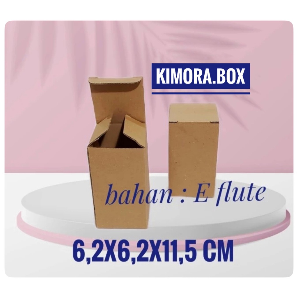 Jual Kardus uk. 6,2x6,2x11,5 cm.... box karton model die cut botol ...