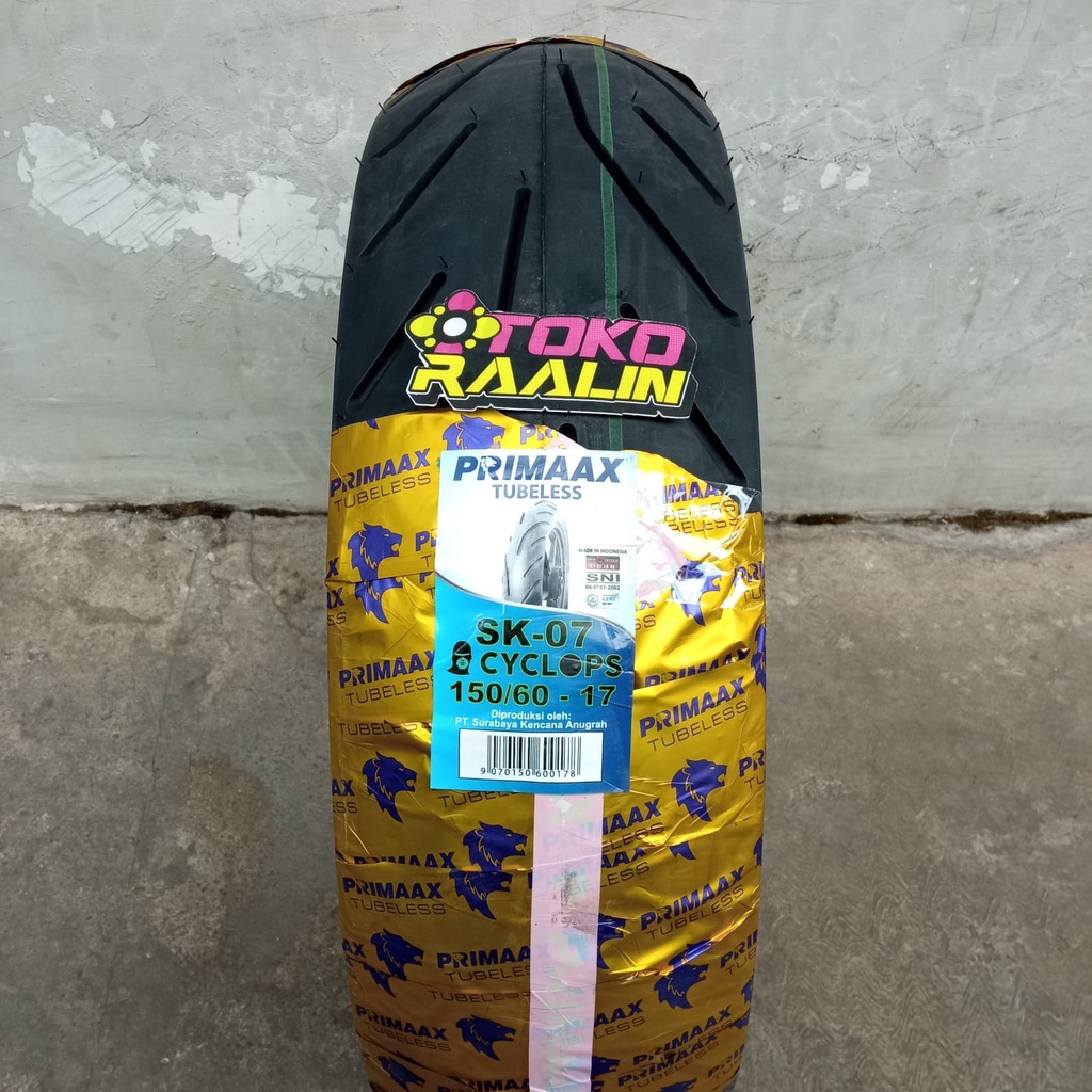 Jual Ban Luar Primaax Primax 150 60 Ring 17 SK 07 Cyclops Tubles ...