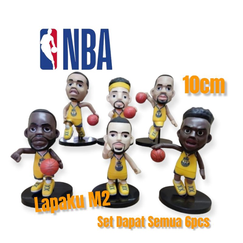Jual NBA Basketball THE BAY Action figure Miniatur Pemain Basket Set 6 ...