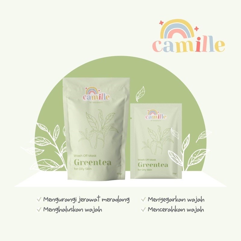 Jual CAMILLE Wash Off Mask 25gr/65gr masker wajah masker bubuk masker powder [BPOM] | Shopee ...