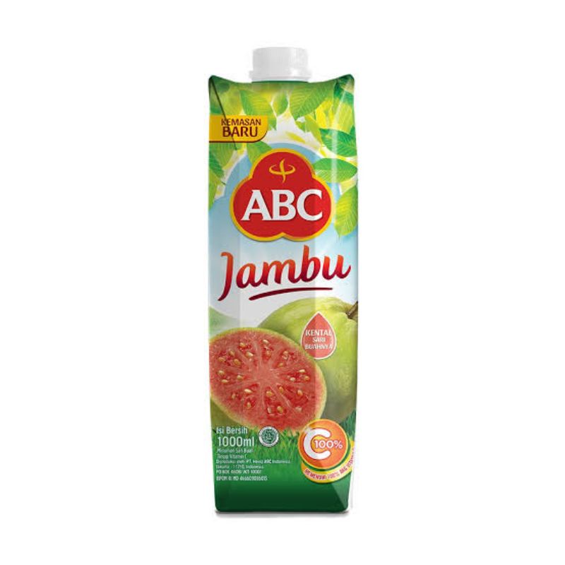 Jual Abc Minuman Juice Rasa Jambu Biji 1 Liter | Shopee Indonesia