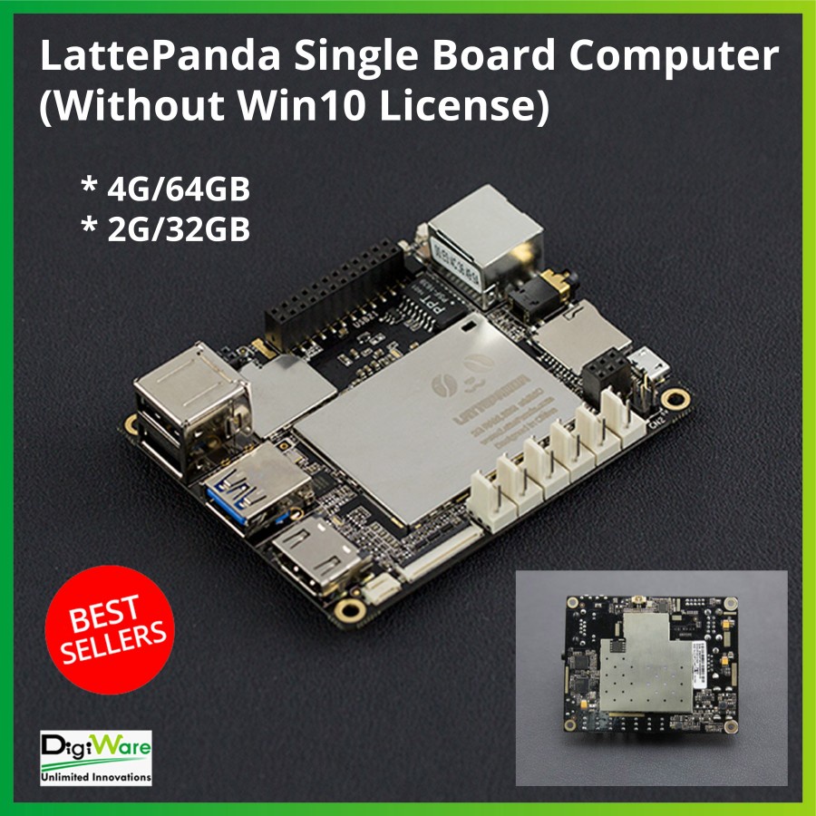 Jual LattePanda 4G/64GB Single Board Computer (Without Win10 License ...