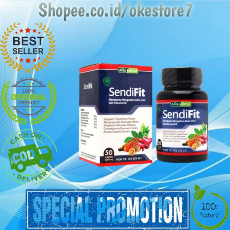 Jual SendiFit Solusi Tepat Obat Herbal Untuk Asam Urat dan Rematik ...