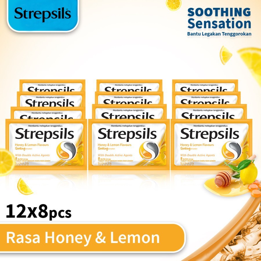 Jual Strepsils Soothing Sensation (1 Sachet) Permen Isap Peresa ...