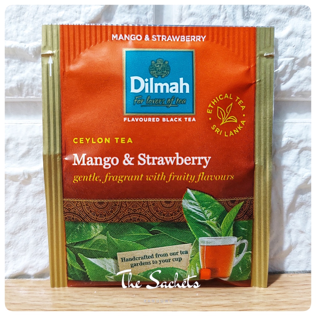 Jual Dilmah Mango & Strawberry Tea Sachet | Shopee Indonesia