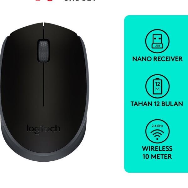 Jual 5.5 MALL Mouse Wireless Logitech M170 Original Garansi Resmi 1 ...