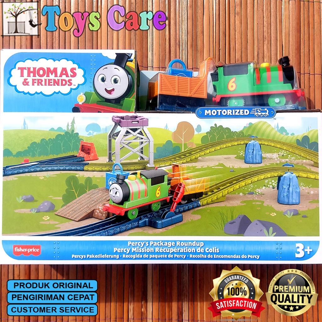 Jual THOMAS & FRIENDS PERCY'S PACKAGE ROUNDUP PLAYSET PLAY SET - MAINAN ...