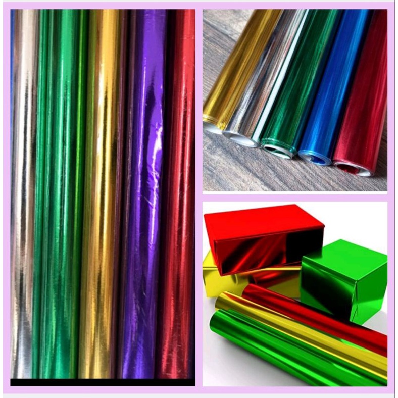 Jual KERTAS MARMER /KERTAS METALIK / KERTAS MENGKILAT EMAS MERAH HIJAU ...