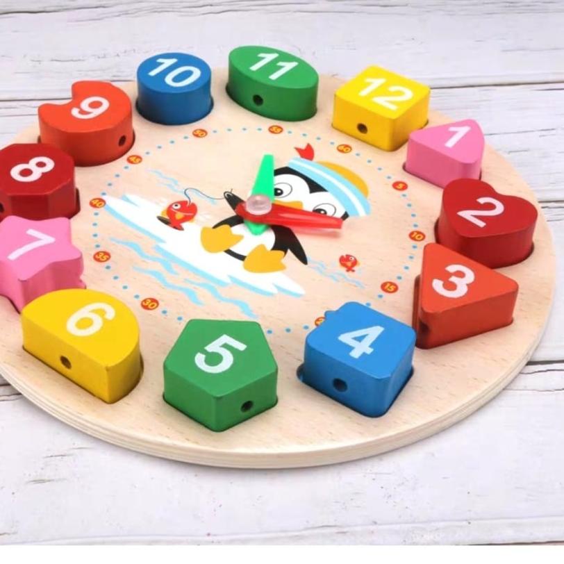 Jual Baru Puzzle Jam Dinding / Mainan Edukasi Menyusun Shapes Mengenal ...