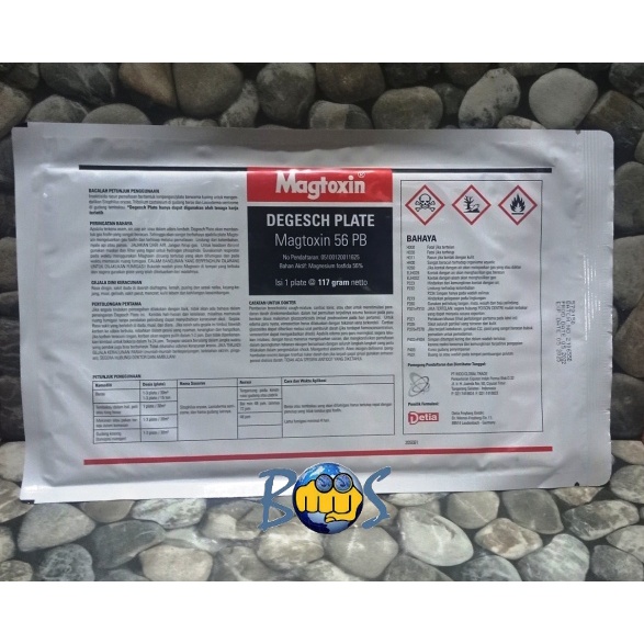 Jual Degesch Plate Magtoxin 56 PB Magnesium Phosphide Obat Fumigasi ...