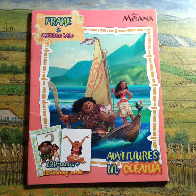 Jual Buku anam Frame & coloring card, Adventures in oceania | Shopee ...