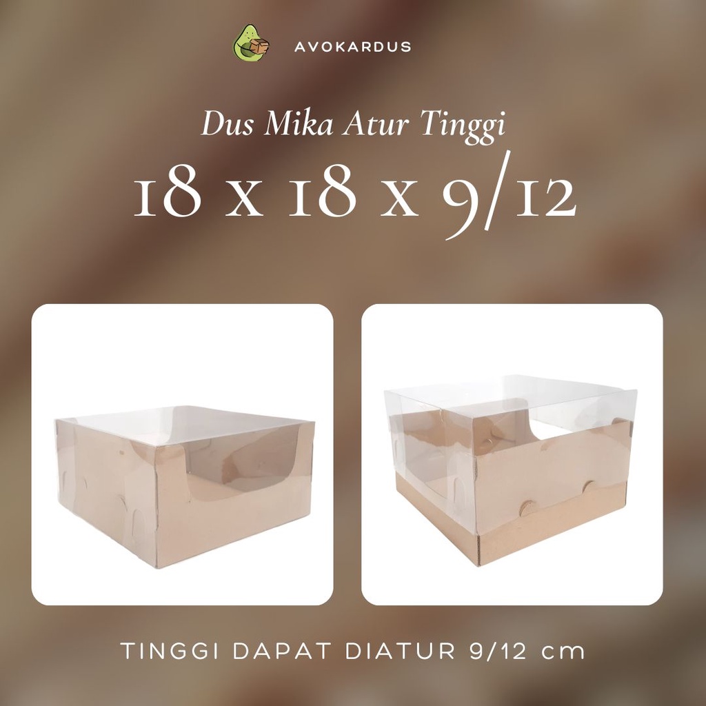 Jual Kardus Corrugated Die Cut Dus Mika Atur Tinggi Kotak Dus Kue Tart ...