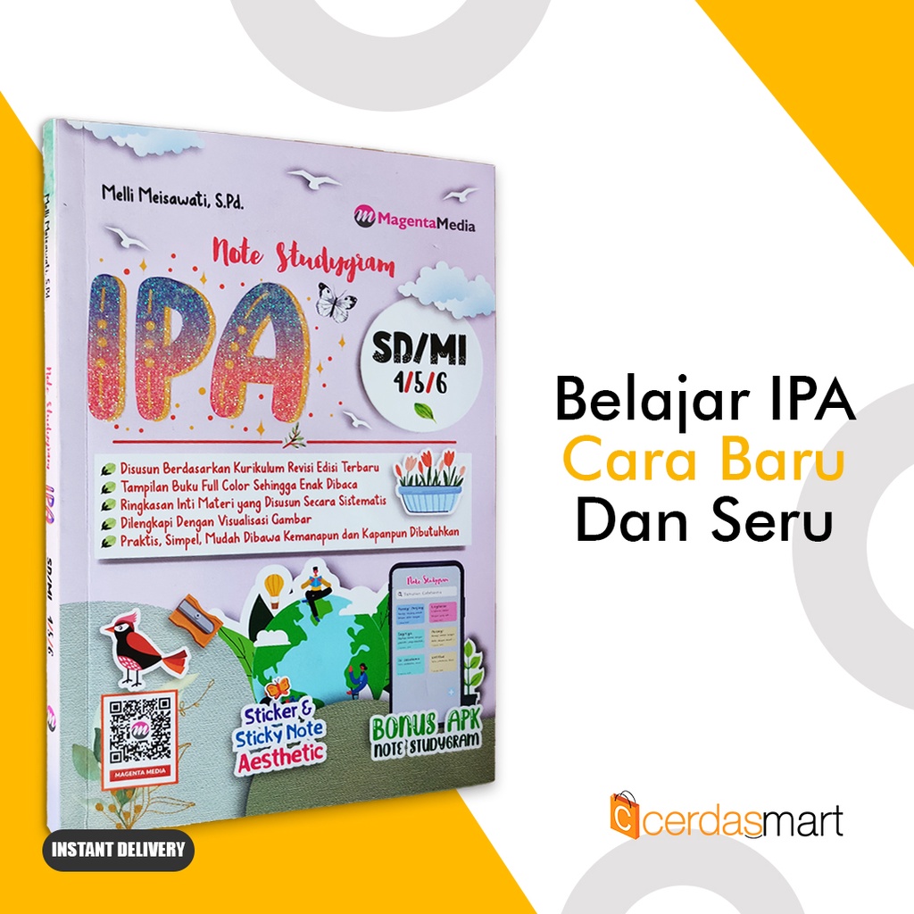 Jual BUKU IPA SD - BUKU RUMUS IPA SD - NOTE STUDYGRAM IPA SD/MI KELAS 4 ...