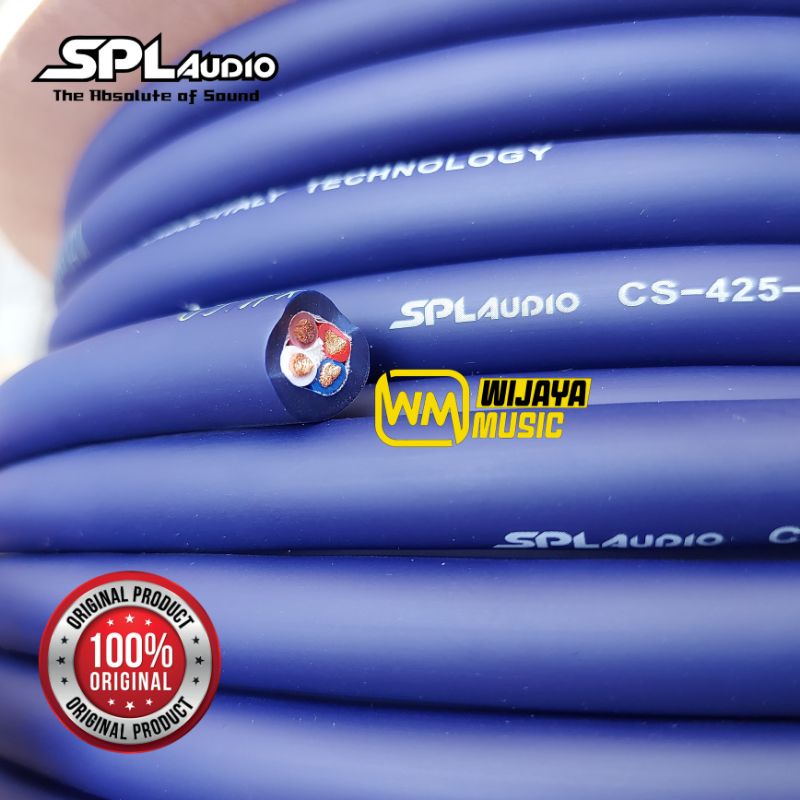 Jual KabeL Speaker SPL Audio ORIGINAL Ukuran 4 x 2,5 mm Panjang 5 Meter ...