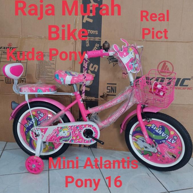 Jual Sepeda Anak Mini Atlantis Pony 16 Inch Sepeda Anak Perempuan ...