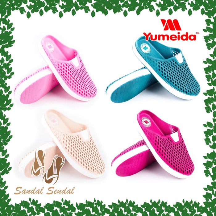 Jual Sandal Slide Casual Wanita Yumeida 7072 Sandal Slip on Fashion ...