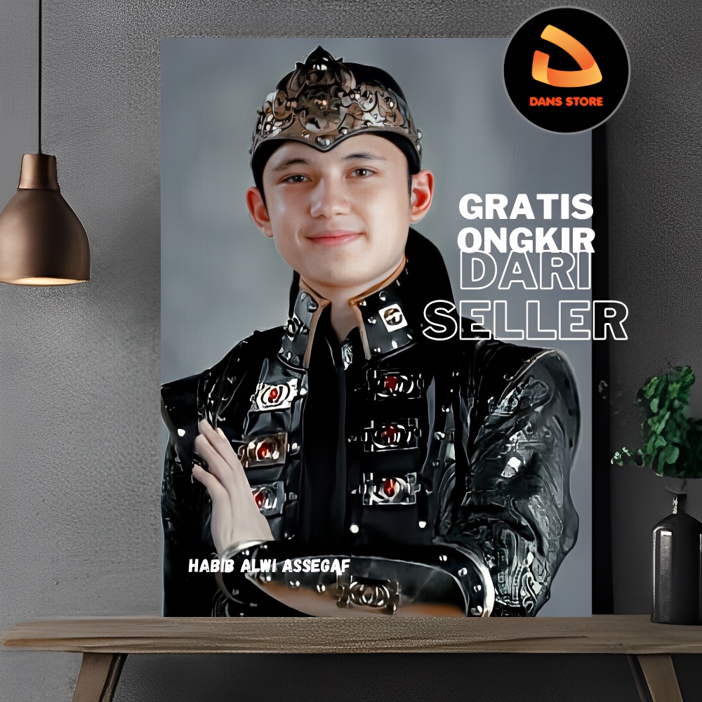 Jual Habib Alwi Assegaf Raden Kian Santang Poster Habib Poster Kyai Poster Ulama Hiasan Dinding ...