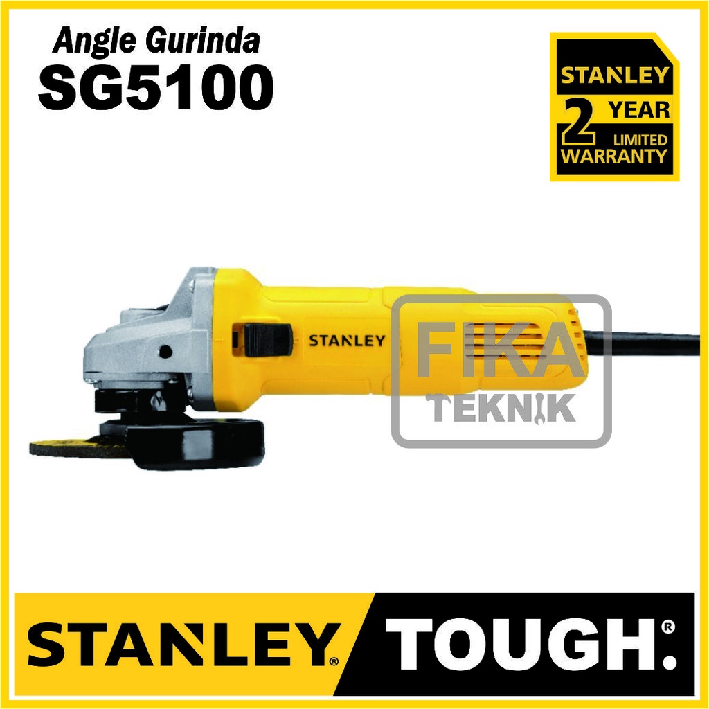Jual Gerinda Tangan 4 Inch Slide Switch Stanley SG5100 100mm | Shopee ...
