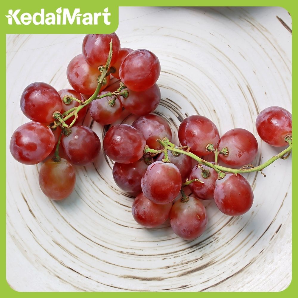 Jual Anggur Red Globe 250 Gram/ Buah Anggur Red Globe Segar/ Grape ...