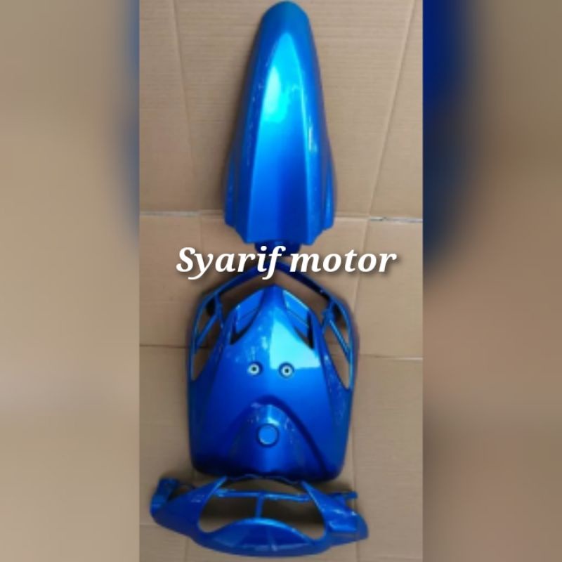 Jual Cover Bagian Depan Yamaha Mio Smile Warna Biru Muda | Shopee Indonesia