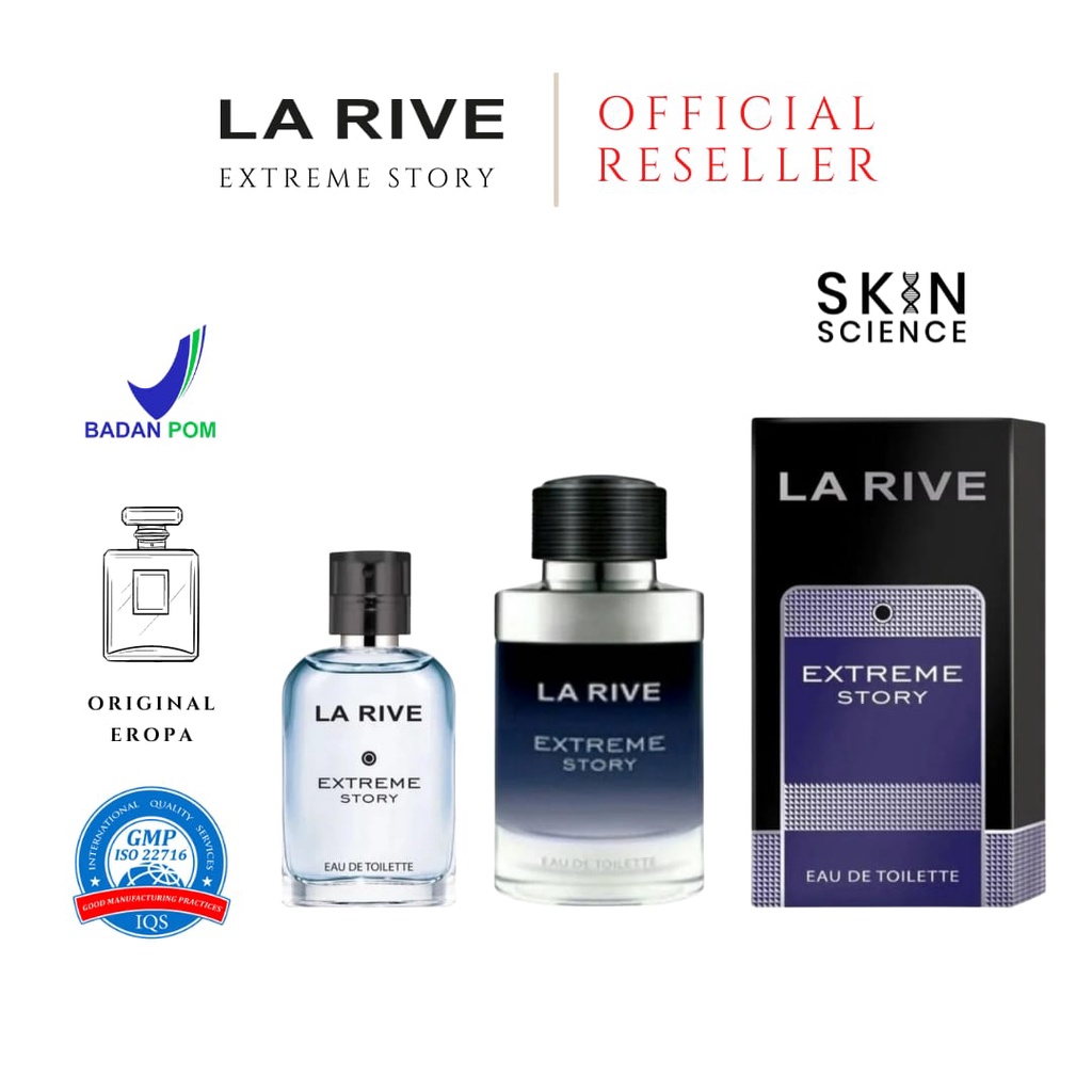 Jual LA RIVE Larive Extreme Story Parfum Pria EDT Parfume / Parfum ...