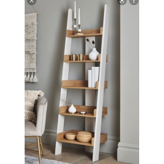 Jual rak susun model tangga serbaguna ladder shelf bookshelf storage ...