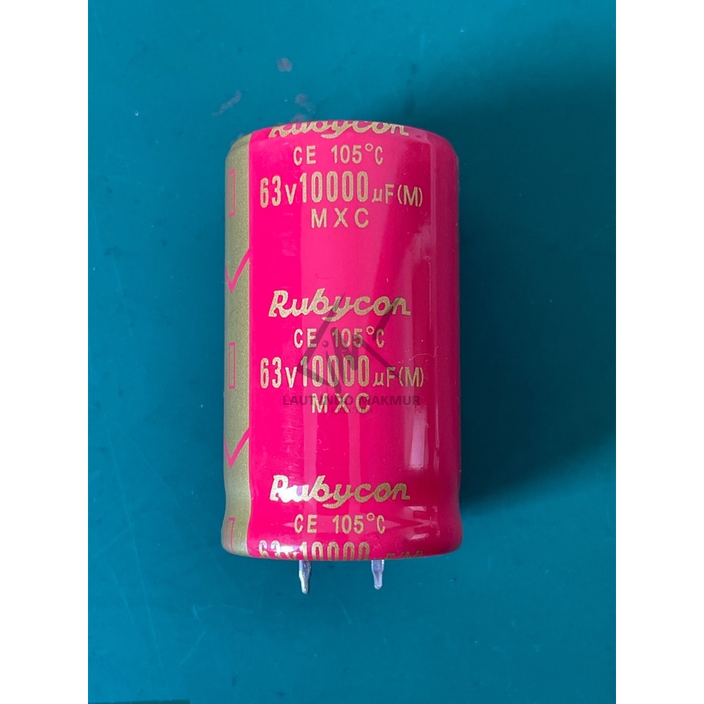 Jual ELCO 10000UF 63V RUBYCON 10.000UF 63 VOLT ORIGINAL CAPACITOR ELKO KAPASITOR | Shopee Indonesia