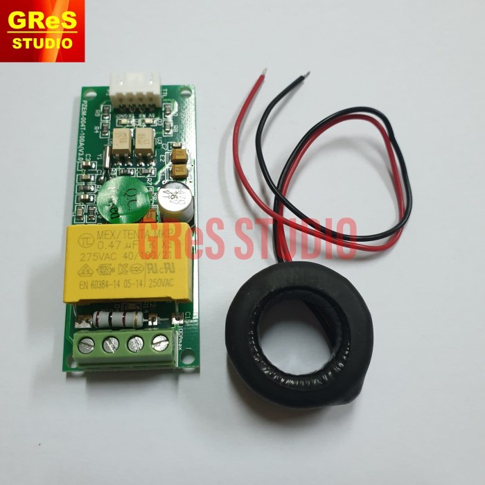 Jual AC DIGITAL MULTIFUNCTION MODULE PZEM-004T WITH COIL 0-100A 80-260V ...