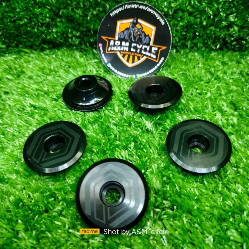 Jual Tutup stem sepeda Polygon,top cap Polygon bicycles topcap stem mtb ...