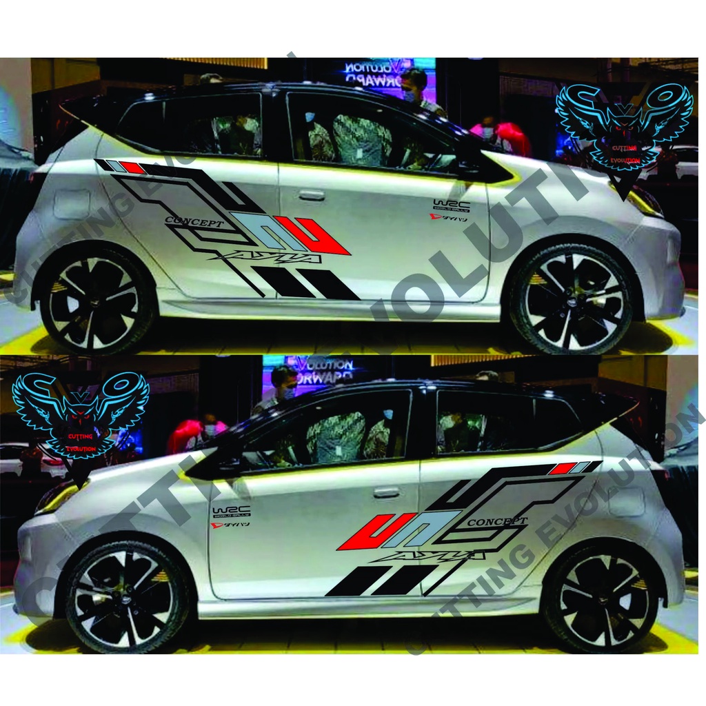 Jual Sticker Mobil Daihatsu Ayla Stiker Ayla | Shopee Indonesia